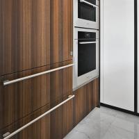 China High Gloss Lacquer Kitchen Cabinet 18mm Waterproof Plywood Board L Shaped with Island for sale