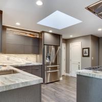 China RTA Modern Grey Solid Wood Sink Lazy Susan Base Cabinets for sale