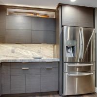 China RTA Modern Grey Solid Wood Sink Lazy Susan Base Cabinets for sale