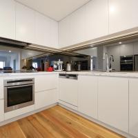 China Luxury Plywood Custom PVC White Modular Kitchen Cabinets for sale