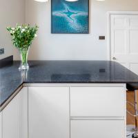 China House Contemporary Acrylic Kitchen Cabinets Modern White  High End for sale