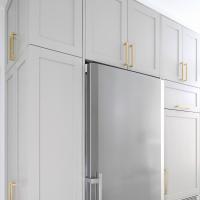 China American White Shaker Lacquer Wooden Kitchen Cabinets with 18mm Plywood Carcass and Blum Soft Close Hardware for sale