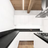 China White Gloss Acrylic U Shaped Kitchen Modern Cabinet Set Modular for sale