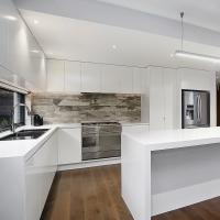 China Popular White Simple Style Kitchen Cabinet Design Wholesale Modular Kitchen Cabinet for sale