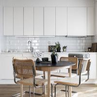 China I Shaped Small Wooden Kitchen Cabinets White Melamine Cupboard for sale