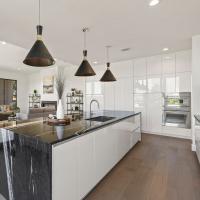 China Home Kitchen Cabinets Modern Design High Gloss White Kitchen Cabinets For Sale for sale