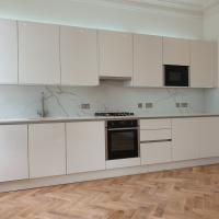 China White High Gloss Cupboard Acrylic Kitchen Cabinet Modern Modular for sale
