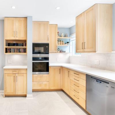 China Shaker Custom Solid Wood Kitchen Units Modern American Style for sale