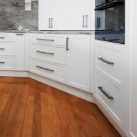 China White Shaker Kitchen Cabinets Lacquer Kitchen Cabinets For American Market for sale