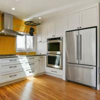 China White Shaker Lacquer Kitchen Cabinet Cupboard American Style Cabinet Prefab Storage for sale