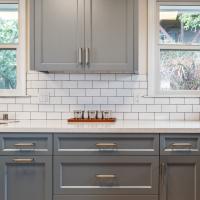 China Gray Shaker Lacquer Kitchen Cabinet Furniture Interior Idea Kitchen Cabinets for sale