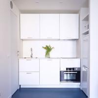 China Melamine Small Kitchen Cabinet Set With Stainless Steel 304 Handle for sale