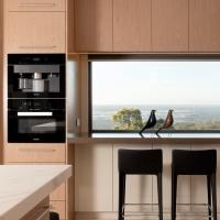 China OEM Modern Melamine Kitchen Cabinet Wood Grain for sale