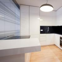 China Acrylic Complete Gloss Kitchen Modular Cabinets Set Luxury White Modern Storage for sale