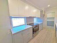 China Modern Small  Kitchen Cabinet Design Melamine Kitchen Cabinet With Island for sale