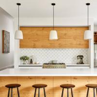 China White Melamine Wood Grain Kitchen Cabinet 18mm MDF Carcass OEM ODM Custom Sizes for sale