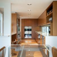 China Brown Wood Veneer  Kitchen Cabinet Complete Full Home Custom for sale
