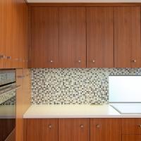 China Brown Wood Veneer  Kitchen Cabinet Complete Full Home Custom for sale