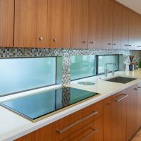 China Brown Wood Veneer  Kitchen Cabinet Complete Full Home Custom for sale