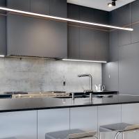 China L Shaped Lacquer Kitchen Cabinet Grey Home Furniture Modular for sale
