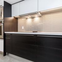 China High End  Gloss White Matte Dark Simple Modern Kitchen Cabinets L Shaped for sale