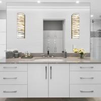 China Lacquer Painting Ceramic Basin Bathroom Vanity With Mirror Wall Mounted White Plain High Gloss for sale