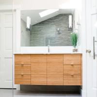 China Melamine Wall Mounted Plywood Bathroom Vanity Units MDF Freestanding Vanity Unit Flat Panel for sale