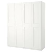 China Custom Swing Door Wardrobe 18mm MFC Bedroom Furniture with DTC Soft Close Hinges for sale
