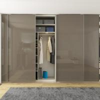 China Customizable Sliding Door Wardrobe 18mm Plywood DTC Soft Close Hardware Bedroom Closet for sale