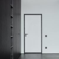 China Melamine Bedroom Wooden Interior Doors Panel Solid Core White Primer Modern for sale