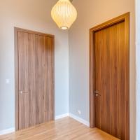 China Interior White Composite Painting Lacquer Wood Door 5mm MFC Leaf 18mm Frame for sale
