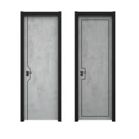 China Melamine Flush Plywood Wooden Interior Door 40mm x 2200mm Custom Size for sale