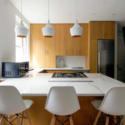 China Customized U Shape Modern Kitchen Cabinet Wooden Melamine Doors for sale