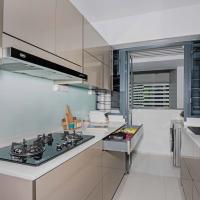 China High End Mini Kitchen Cabinet High Gloss Rose Gold Lacquer Small Kitchen Cabinets for sale