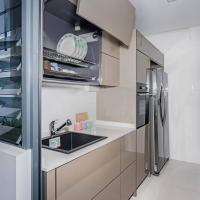 China High End Mini Kitchen Cabinet High Gloss Rose Gold Lacquer Small Kitchen Cabinets for sale