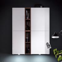 China Modular Kitchenette MDF Timber Veneer Kitchen Cabinets All In One With Island Set 580mm Base for sale