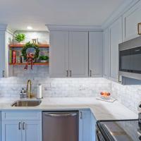 China White Thermofoil L Shape Kitchen Cabinet Set Shaker Style 580mm Base Unit MDF for sale