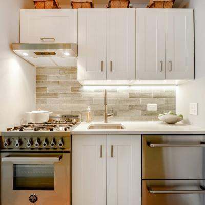 China Furniture Solid Wood Kitchen Small Cabinet Set For Mini Kitchen for sale