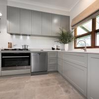 China Modular Grey Shaker Kitchen Cabinets 580mm Base Unit for Wholesale USA for sale