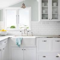 China RTA Kitchen Cabinet Standard Shaker Style U Shape White Kitchen Unit for sale