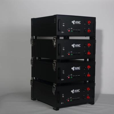 China Stacked Household Energy Storage Lithium Battery 48V 50Ah 2.56KWh for Solar System for sale