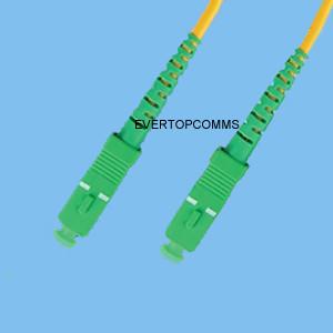 China SC/APC-SC/APC Simplex Singlemode 9/125 Patch Cord for sale
