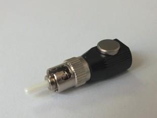 China ST circular bare fiber optic adapter for sale