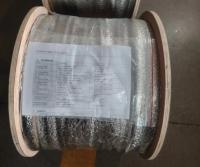 China Outdoor FTTH  Drop Optical Fiber Cable G657A1 SM SX 1 Core LSZH  3 Steel Wire 2X5mm Flat Cable for sale