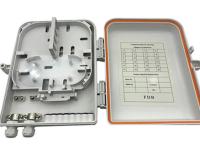 China 1 X 16 Optical Distribution Box 16 Core FTTH Terminal Box FDB white for sale