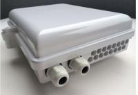 China 1 X 16 Optical Distribution Box 16 Core FTTH Terminal Box FDB white for sale