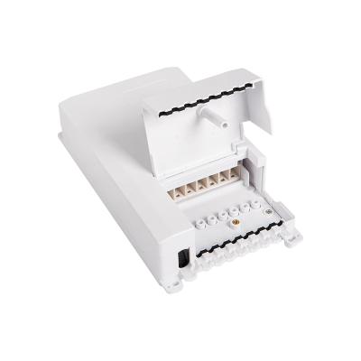 China 8 Ports White Fiber Optic Terminal Box Distribution Box FTTH BOX for sale