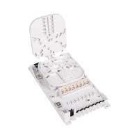China 8 Ports White Fiber Optic Terminal Box Distribution Box FTTH BOX for sale