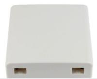 China 2 core fiber opitc terminal box, plastic ABS, white for sale