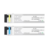 China 1.25Gbps Tx1310/Rx1550nm 20km SFP Bi-Directional Transceiver for sale